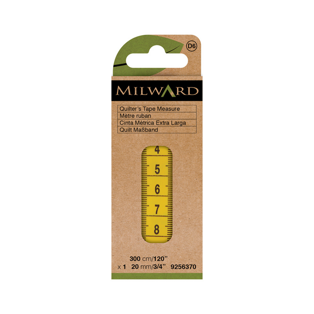 Quilters Tape Measure - 120"/ 300cm – Main Fabric