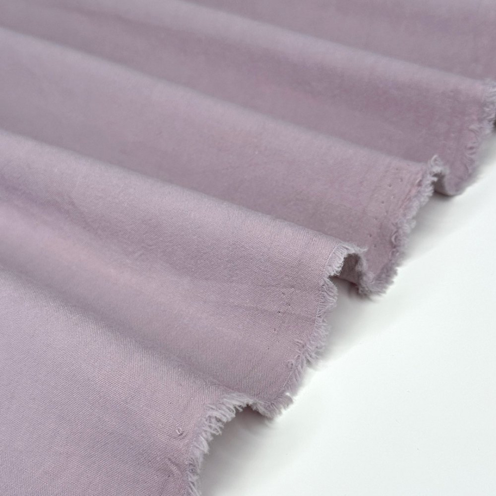 .55 MTR REMNANT 4.7oz Sandwashed Cotton - Lilac – Main Fabric