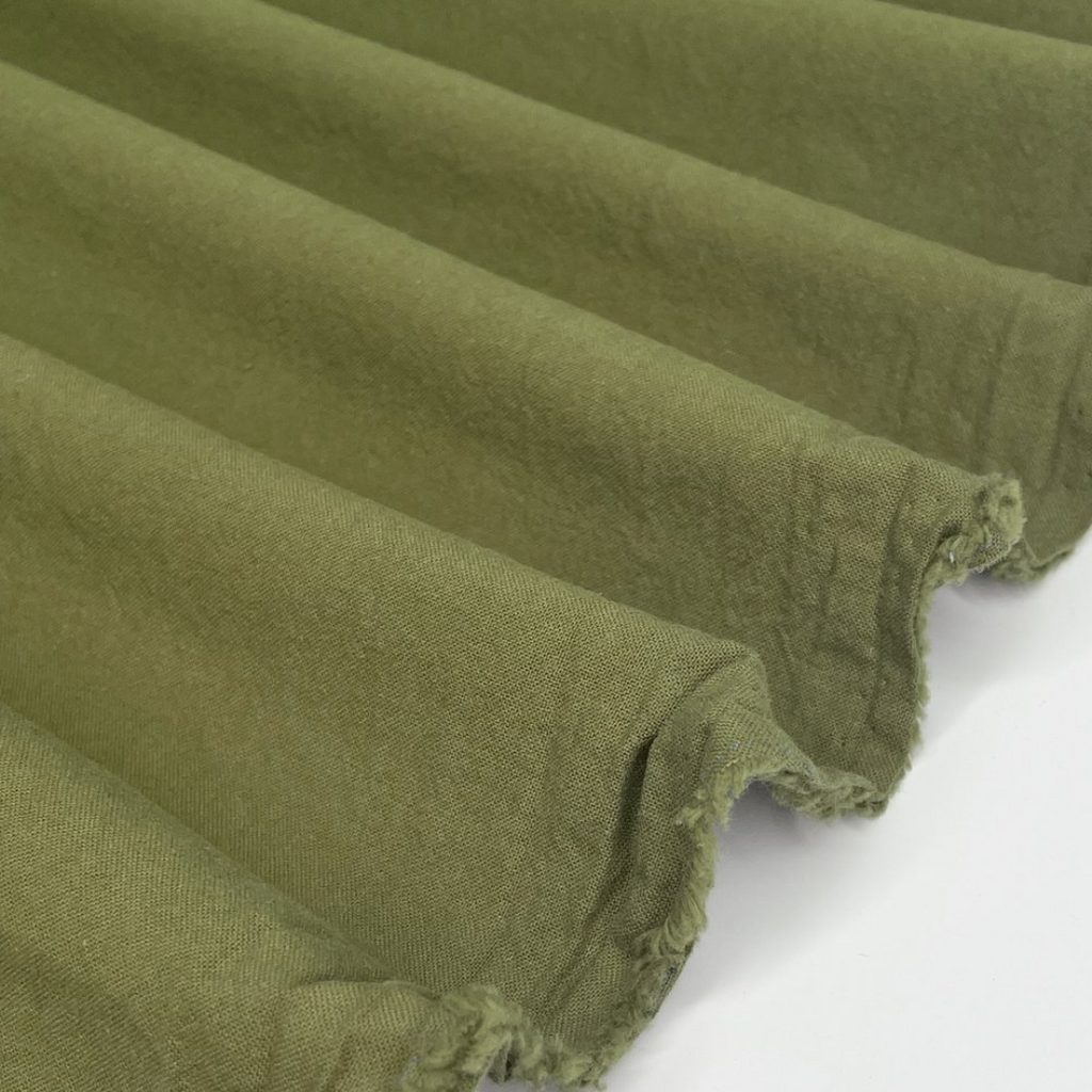 4.7oz Sandwashed Cotton - Moss – Main Fabric