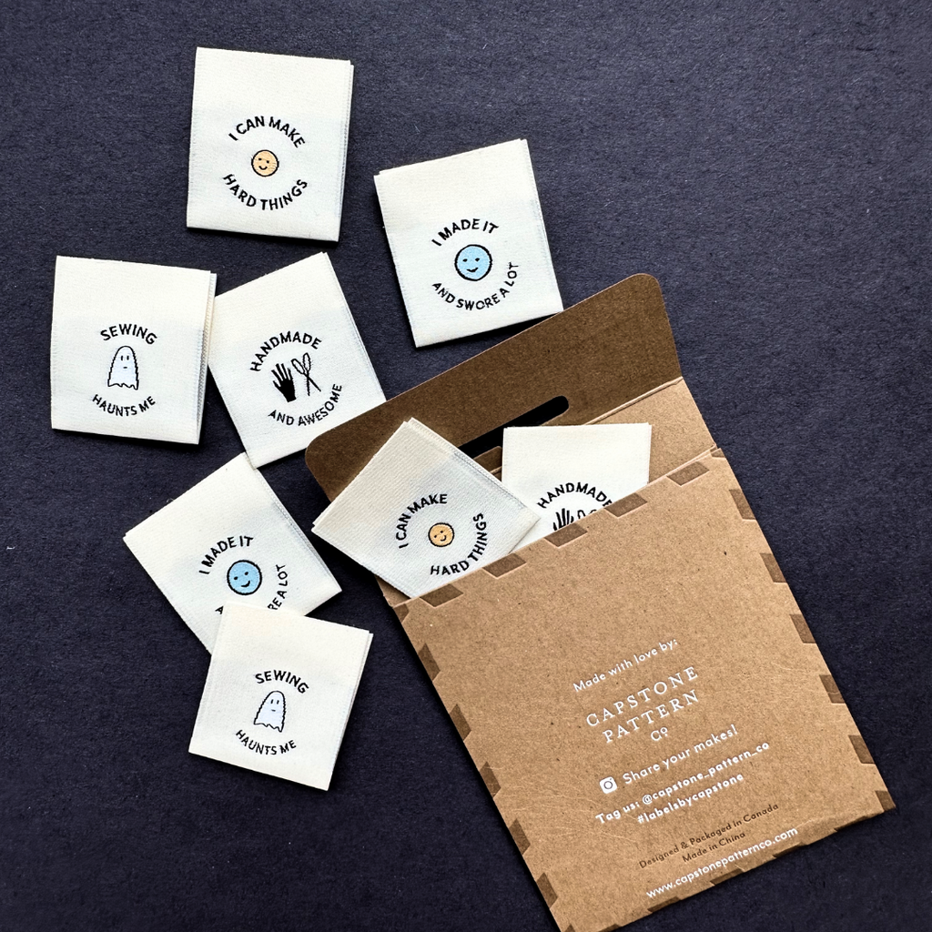 Capstone Pattern Co. Sew-In Labels 8 Pack – Main Fabric