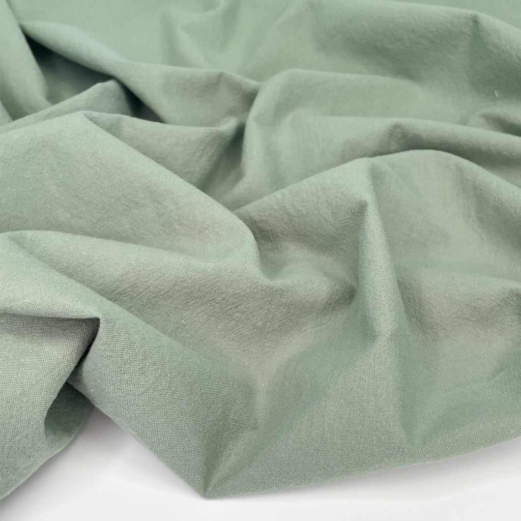 4.7oz Sandwashed Cotton - Mint – Main Fabric