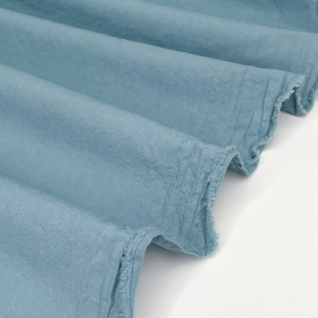 4.7oz Sandwashed Cotton - Sky – Main Fabric