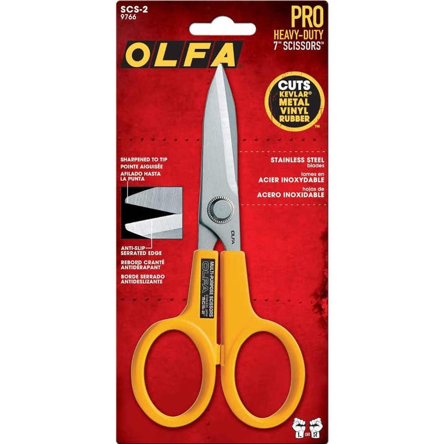 OLFA Stainless Steel Serrated Edge Scissors - 7" – Main Fabric