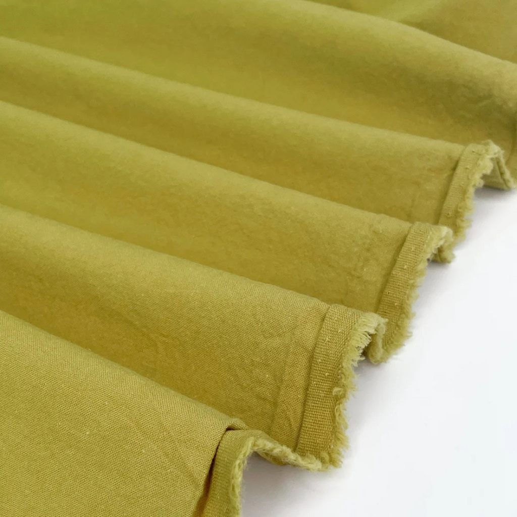 4.7oz Sandwashed Cotton - Pistachio – Main Fabric