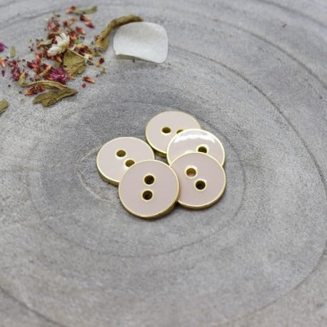 Joy Buttons Blush - 15 mm – Main Fabric