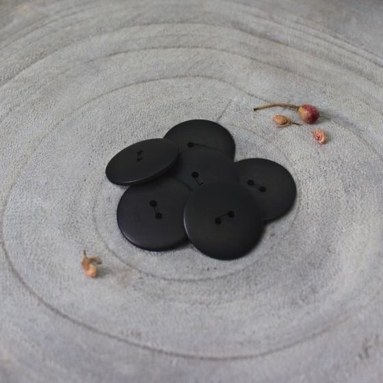 Palm Buttons Black - 20 mm – Main Fabric